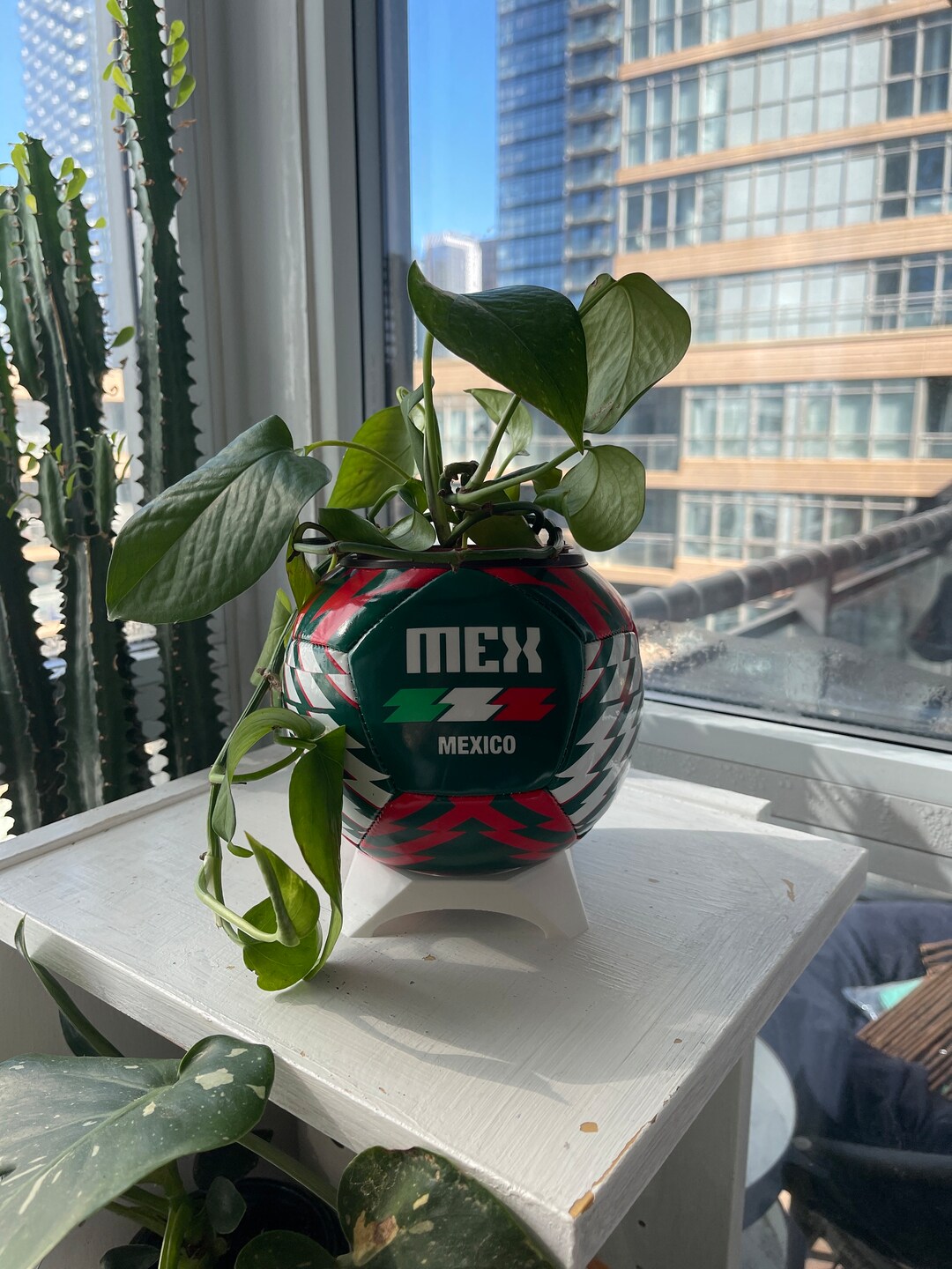 Mini Soccer Ball Planter mexico - Etsy