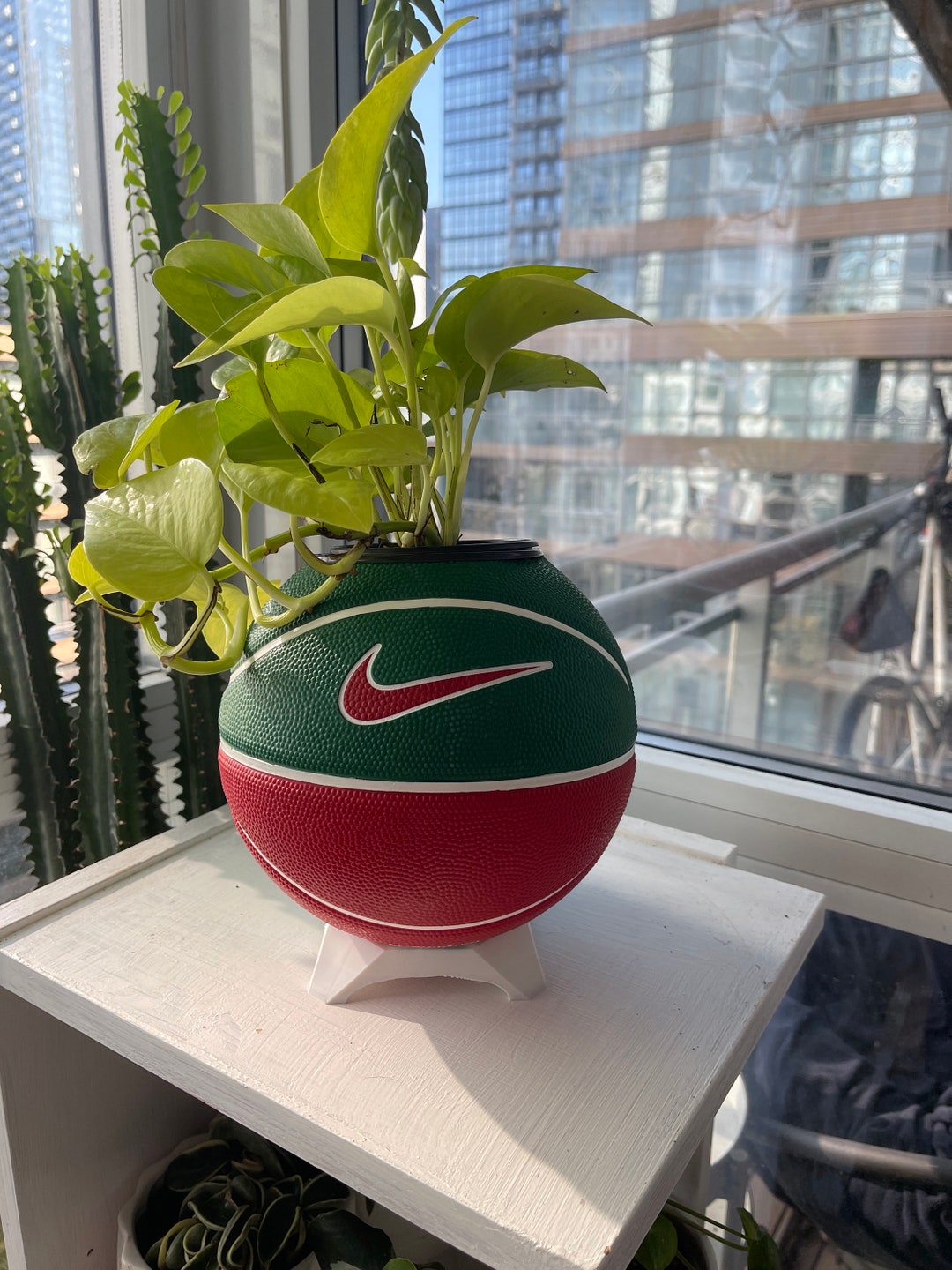 Nike Mini Basketball Planter (christmas) - Etsy