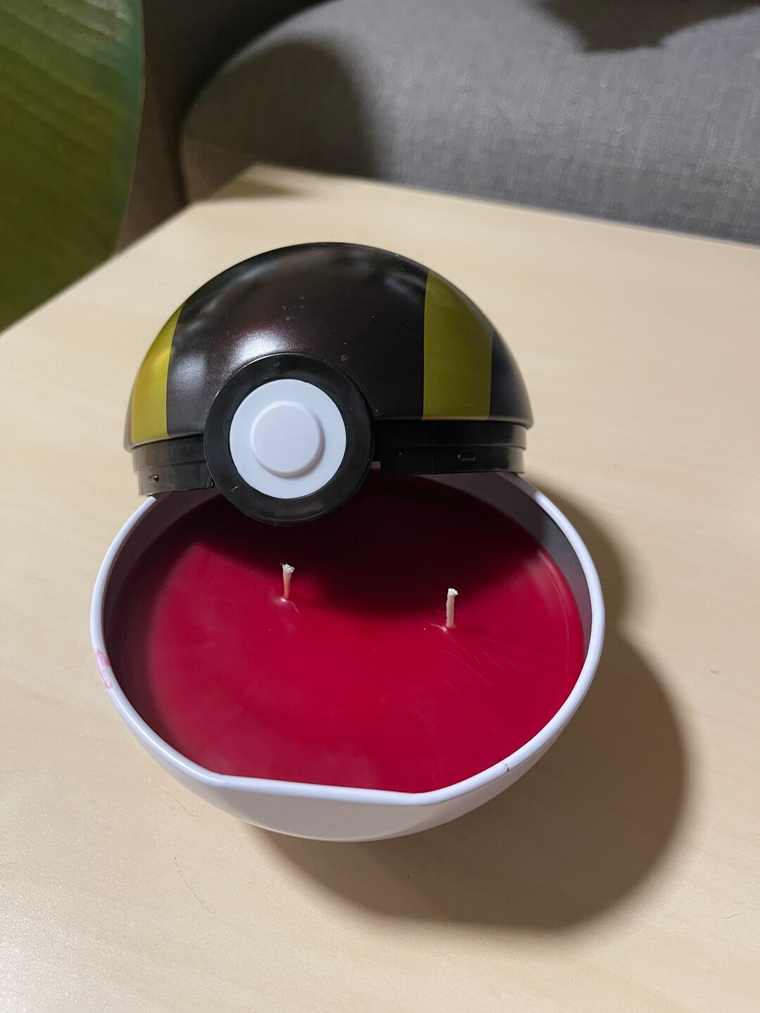 Ultra Ball Candle with Pokémon Card Coaster - Etsy