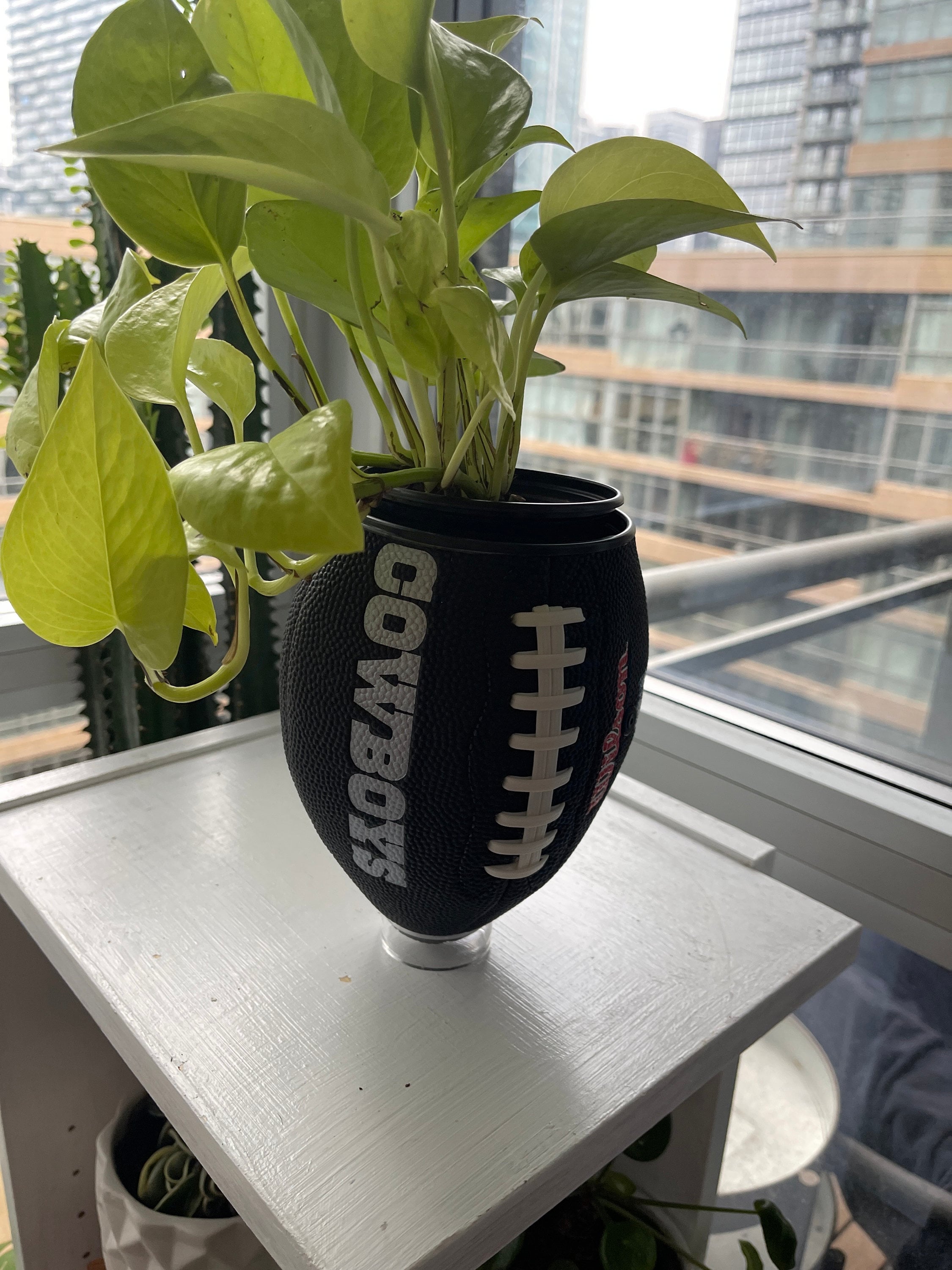 Mini Football Planter dallas Cowboys - Etsy
