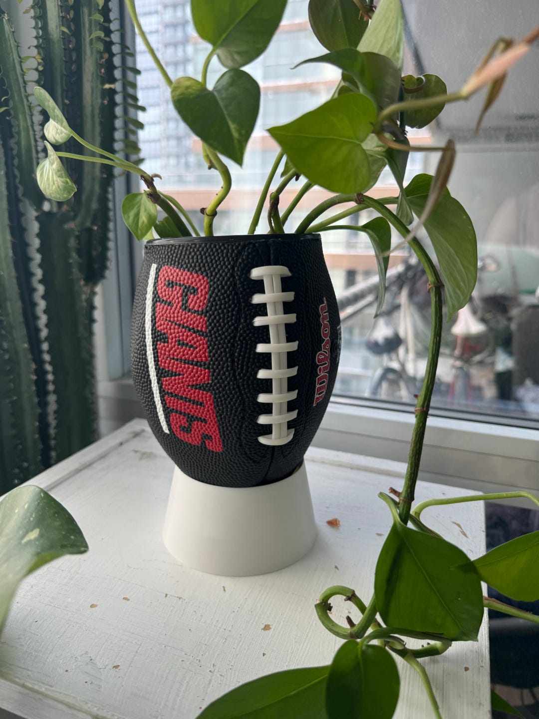 Mini Football Planter (new York Giants) - Etsy