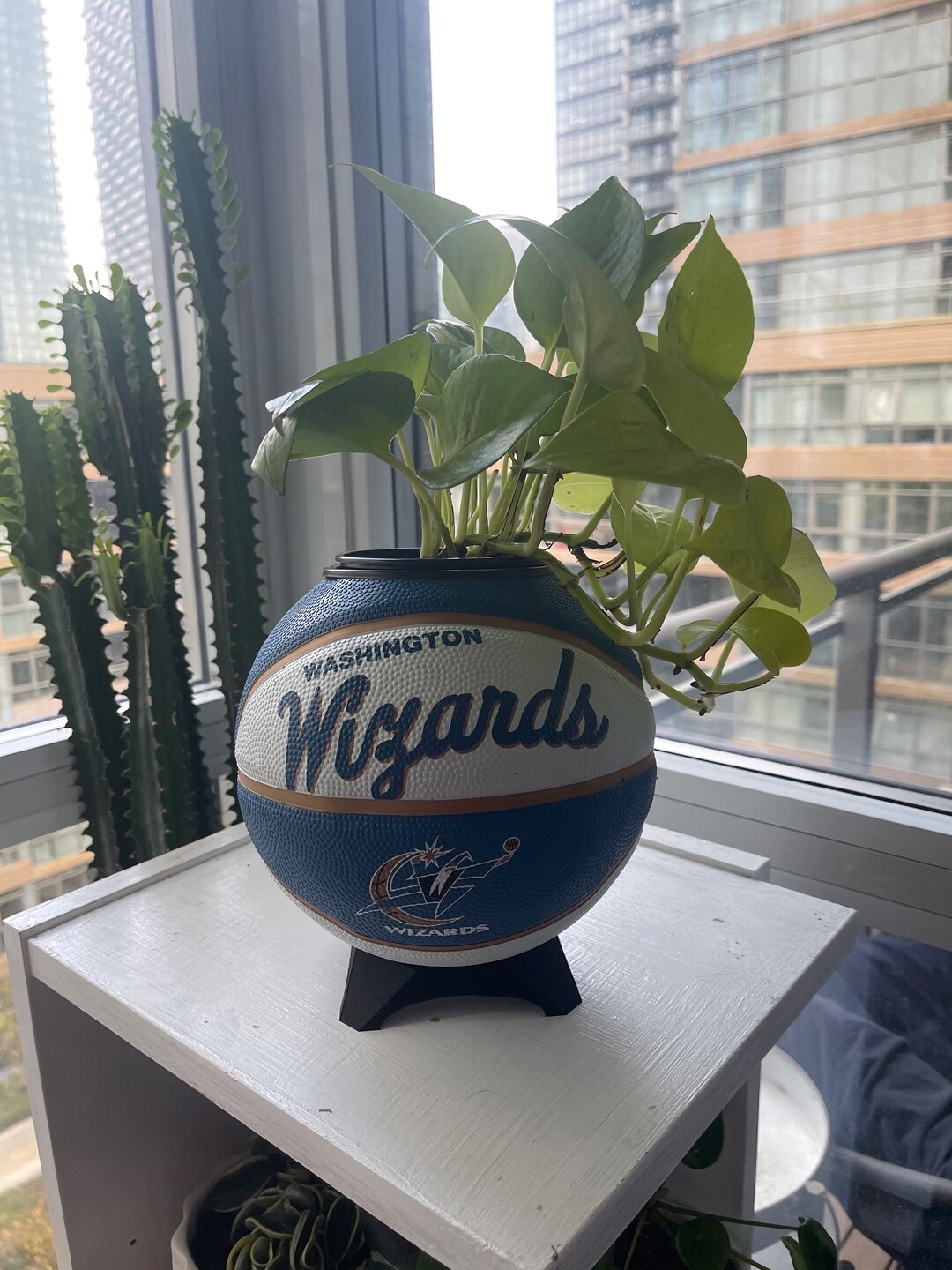 Mini Basketball Planter (washington Wizards) - Etsy