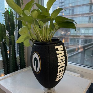 Mini Football Planter green Bay Packers - Etsy