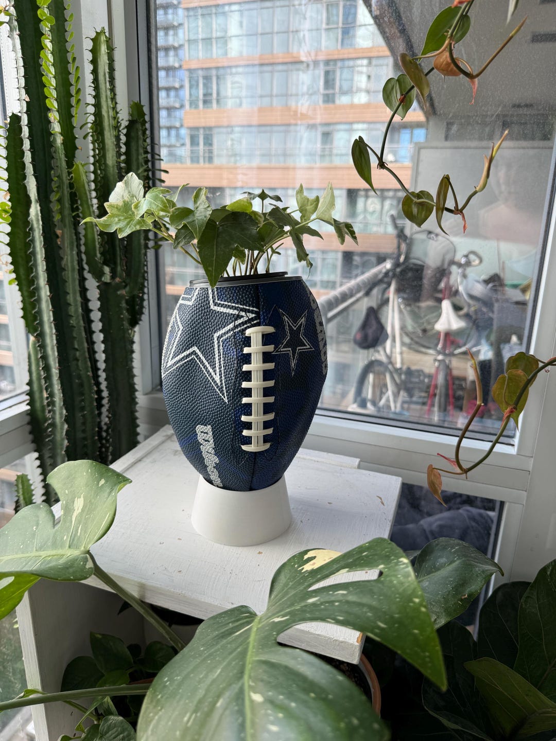 Large Football Planter (dallas Cowboys) - Etsy