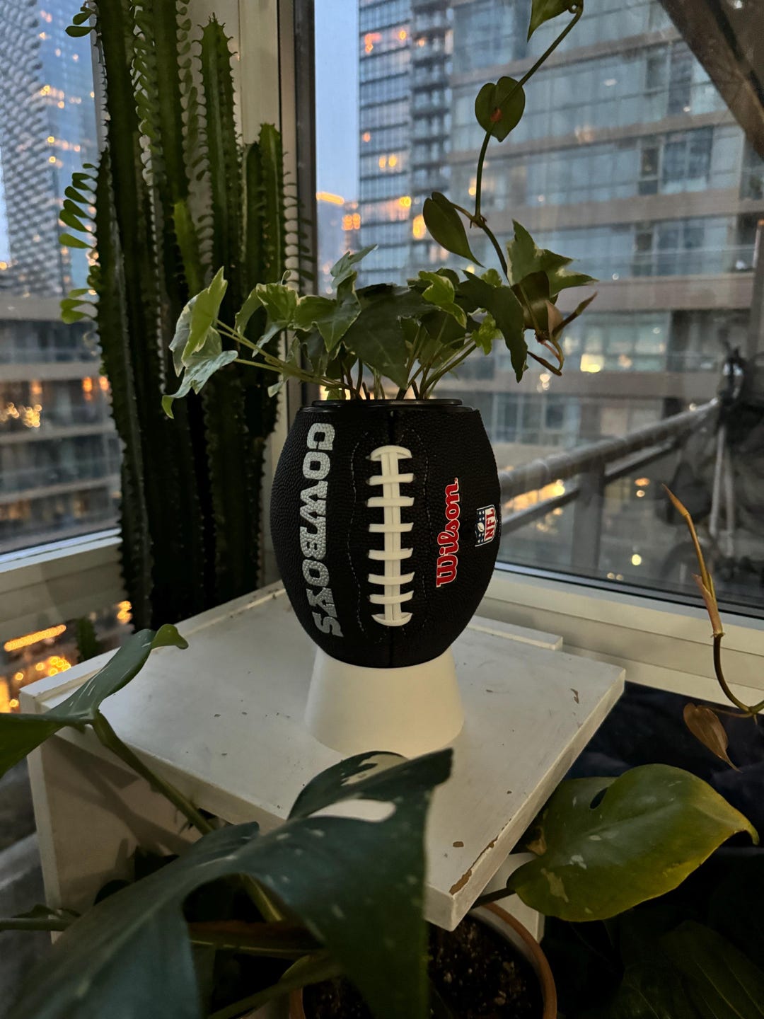 Mini Football Planter (dallas Cowboys) - Etsy