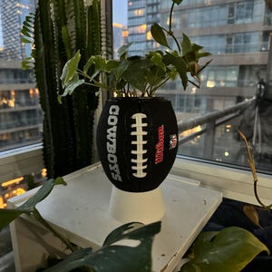 Mini Football Planter (dallas Cowboys) - Etsy
