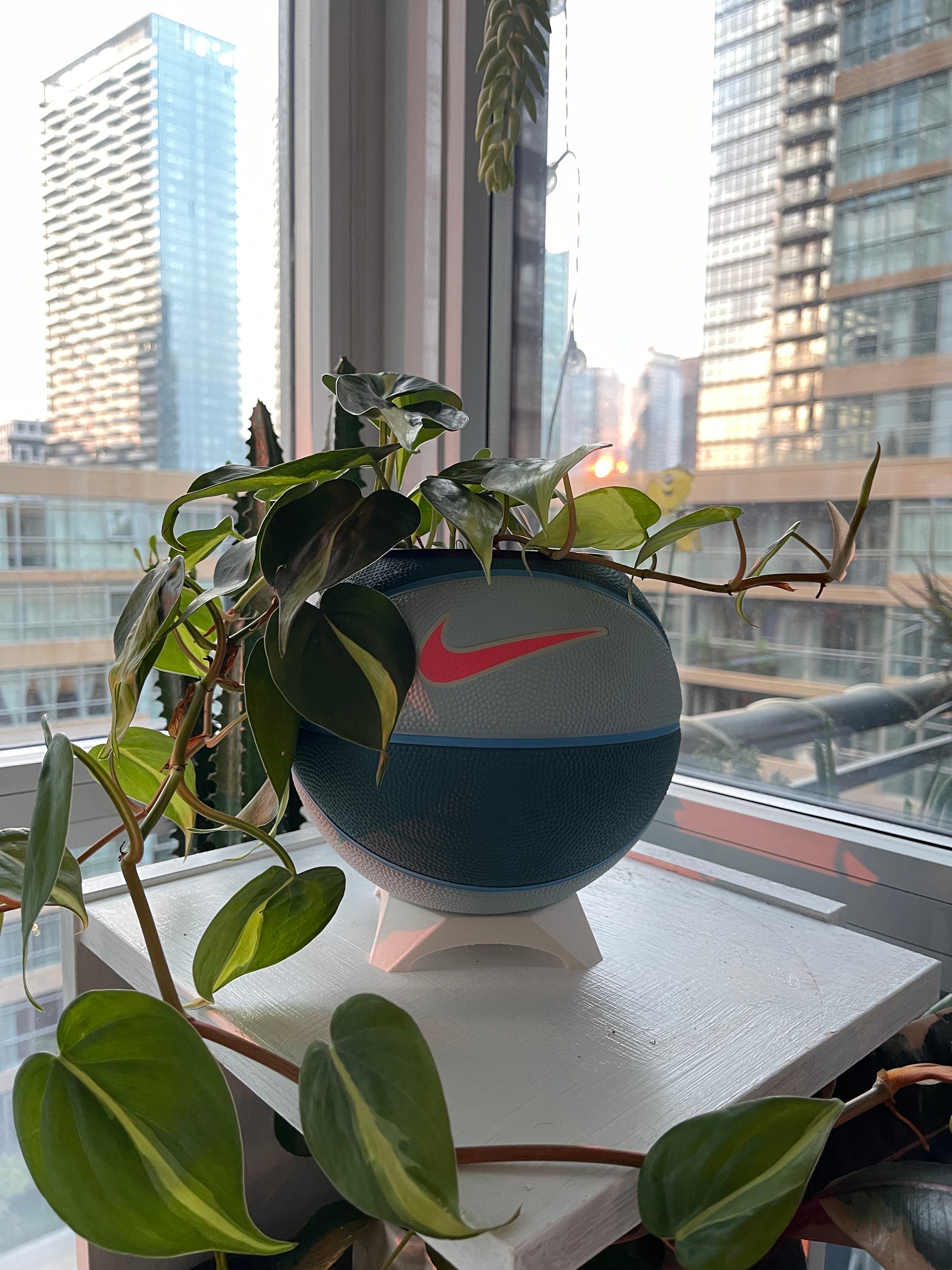 Nike Mini Basketball Planter hot Punch - Etsy