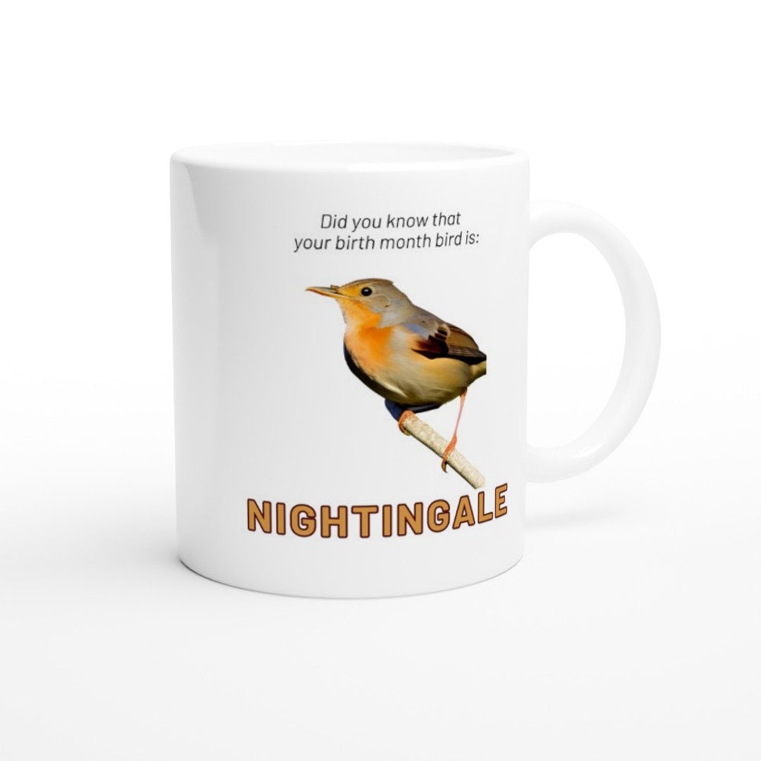 Limited Edition Witty Birth Month Bird Mug Perfect for Bird Lovers ...