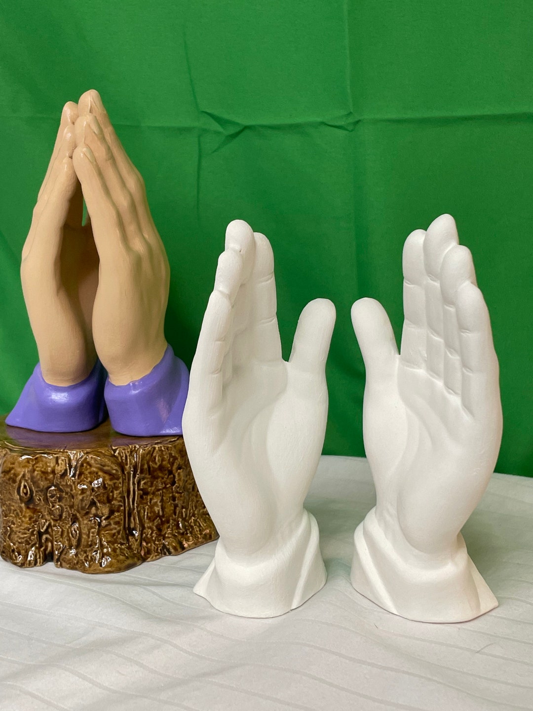 Pray and Paint 6 Bisque Praying Hands Ready for Your - Etsy