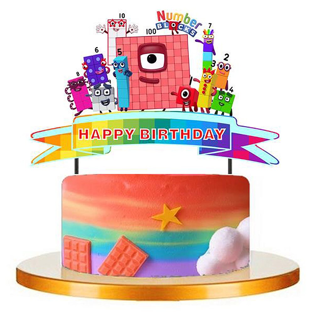 Numberblocks Cake Topper