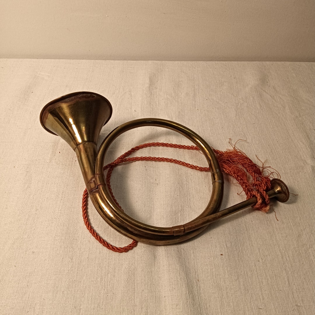 Vintage French Brass Horn/bugle, Wall Display, Wall Decor, Man Cave ...