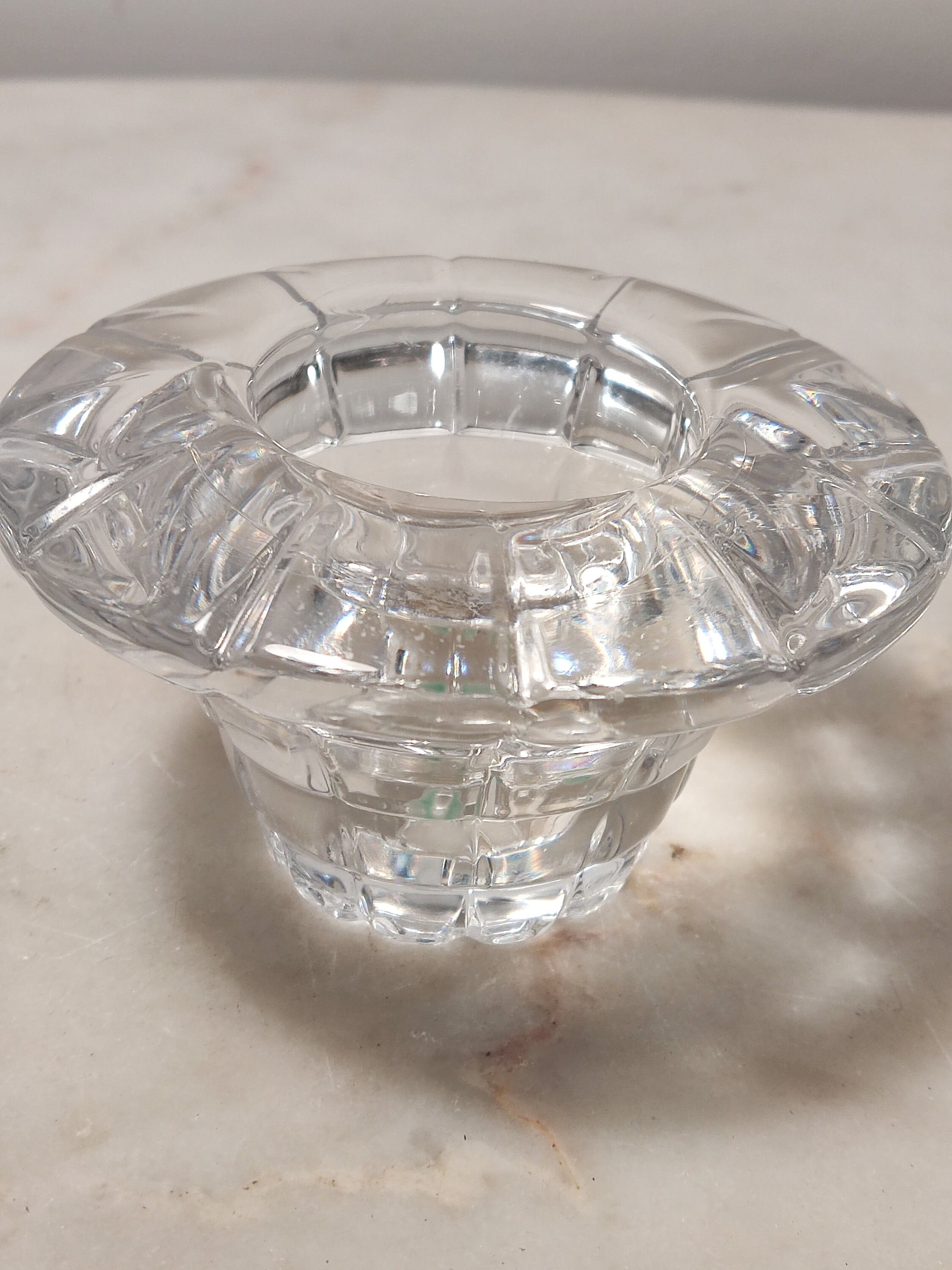 Heavy Crystal Candle Holder for Tealights and Table Decor Gift - Etsy