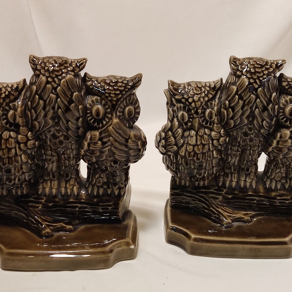 Porcelain Bookends - Etsy