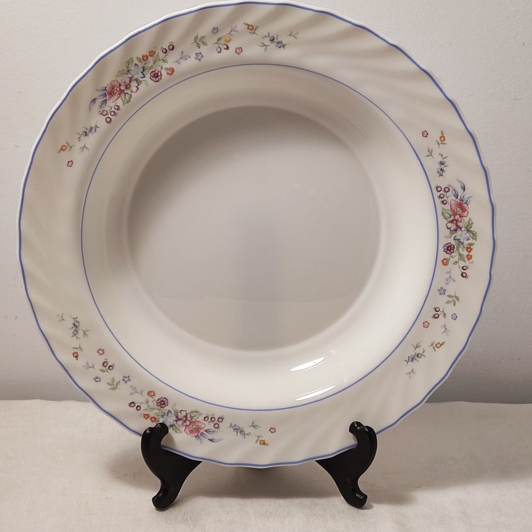 Large Vintage Arcopal France Glass Plate/platter, Opal Ware, Dinnerware ...