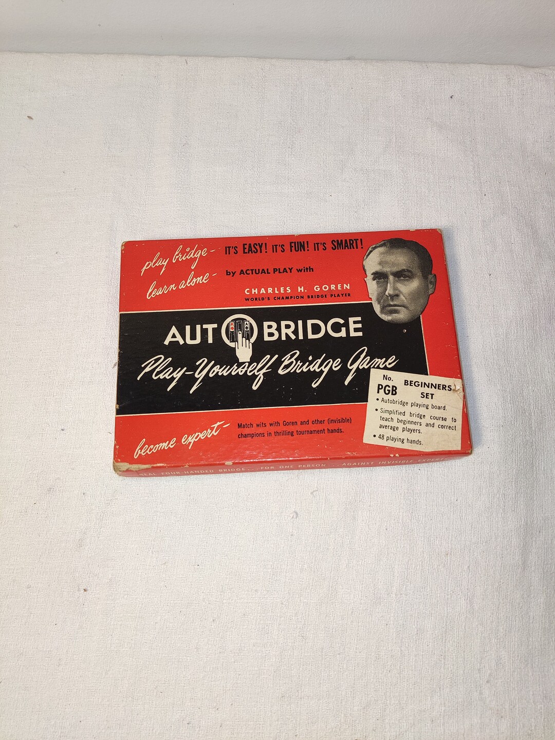 Vintage 1950s Autobridge Play Yourself Bridge Game Set by Charles H ...