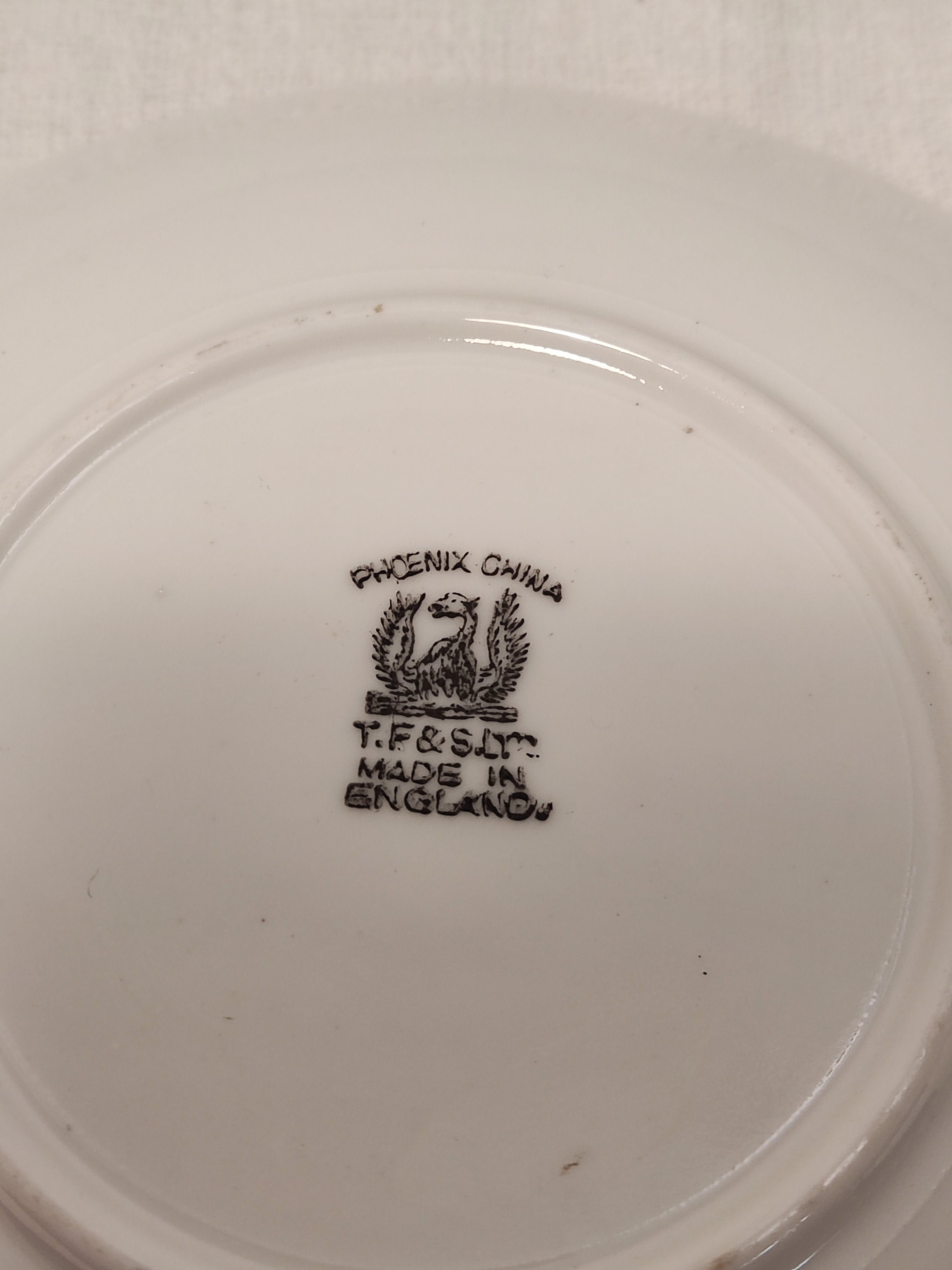 Vintage Phoenix Bone China TF&S LTD Teacups and Saucers - Etsy