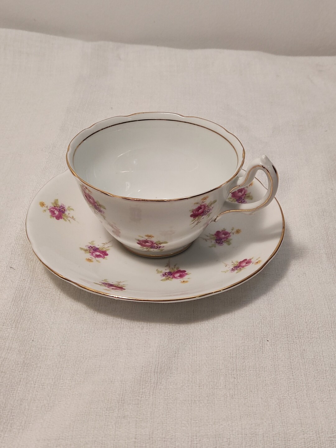 Spencer Stevenson Bone China Teacup and Saucer Set From England ...