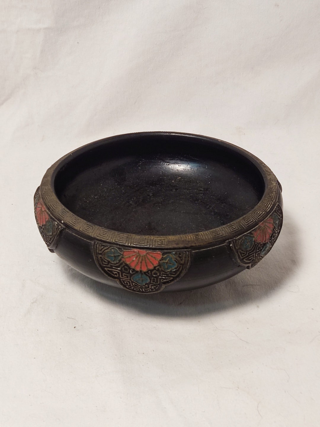 Vintage Japanese Tokanabe Pottery Footed Bowl, Inscent Burner-for Home ...
