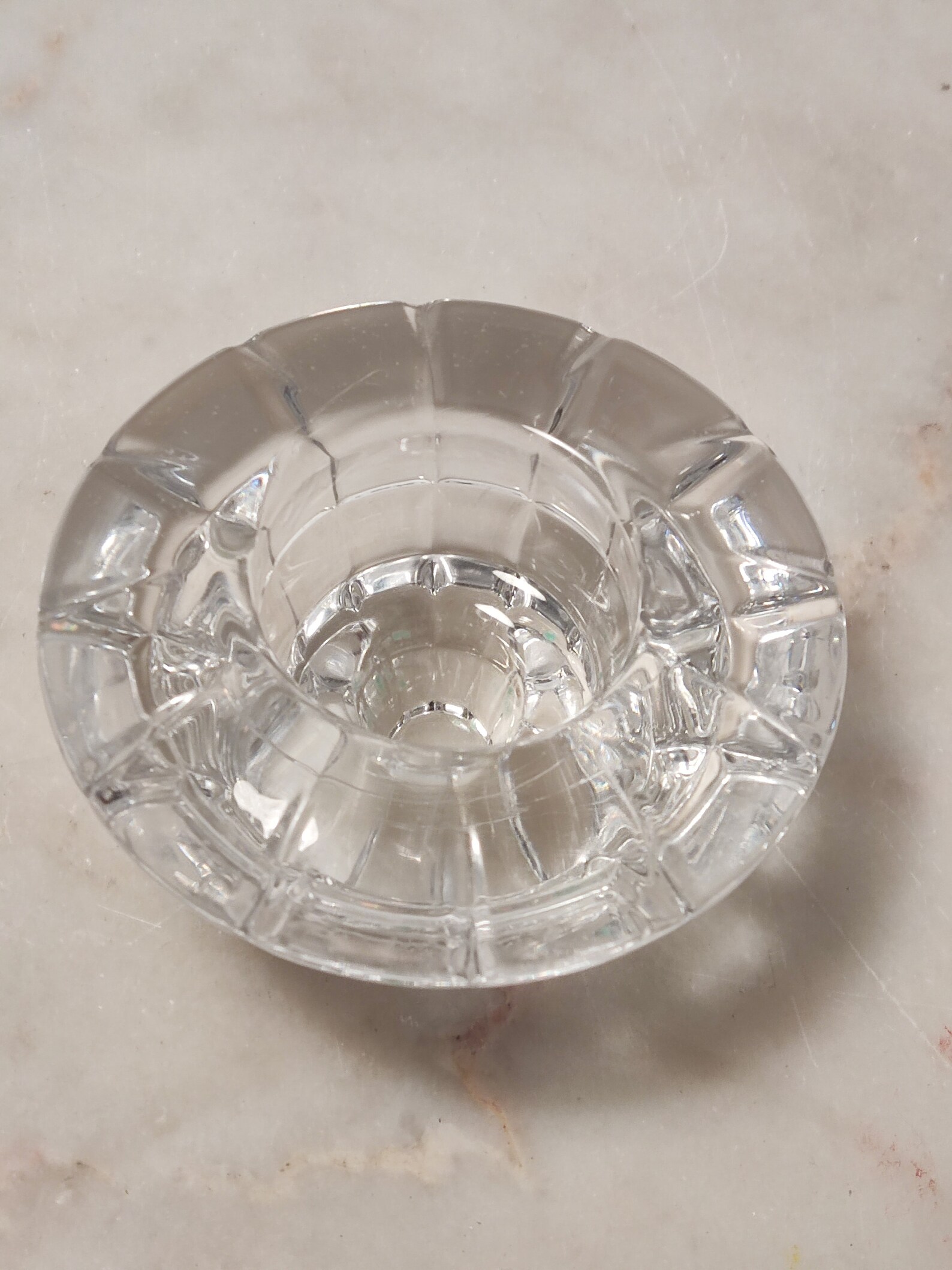 Heavy Crystal Candle Holder for Tealights and Table Decor Gift - Etsy