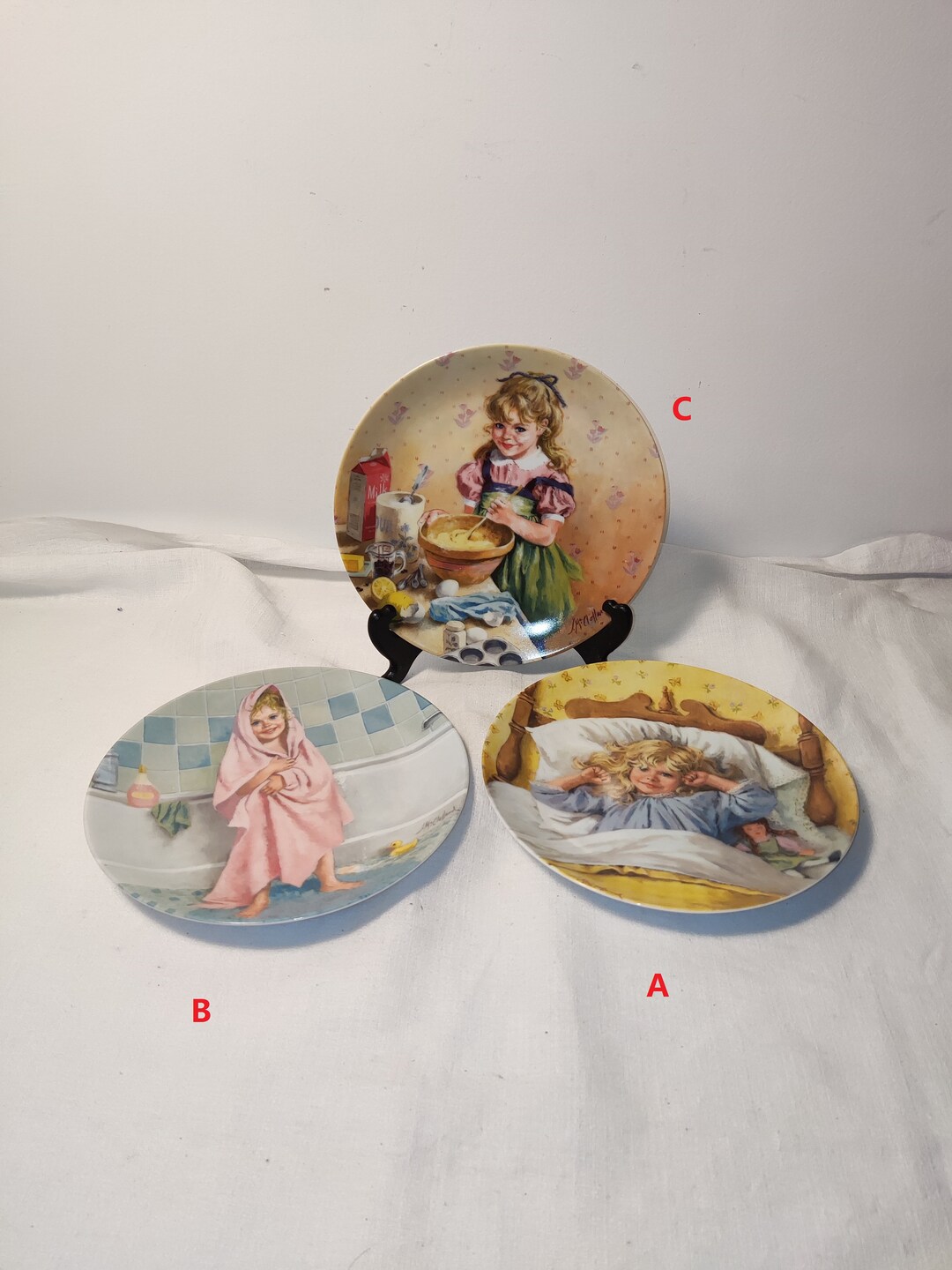 Reco Knowles Ceramic Plates, John Mcclelland Art, 1980s Collectibles - Etsy