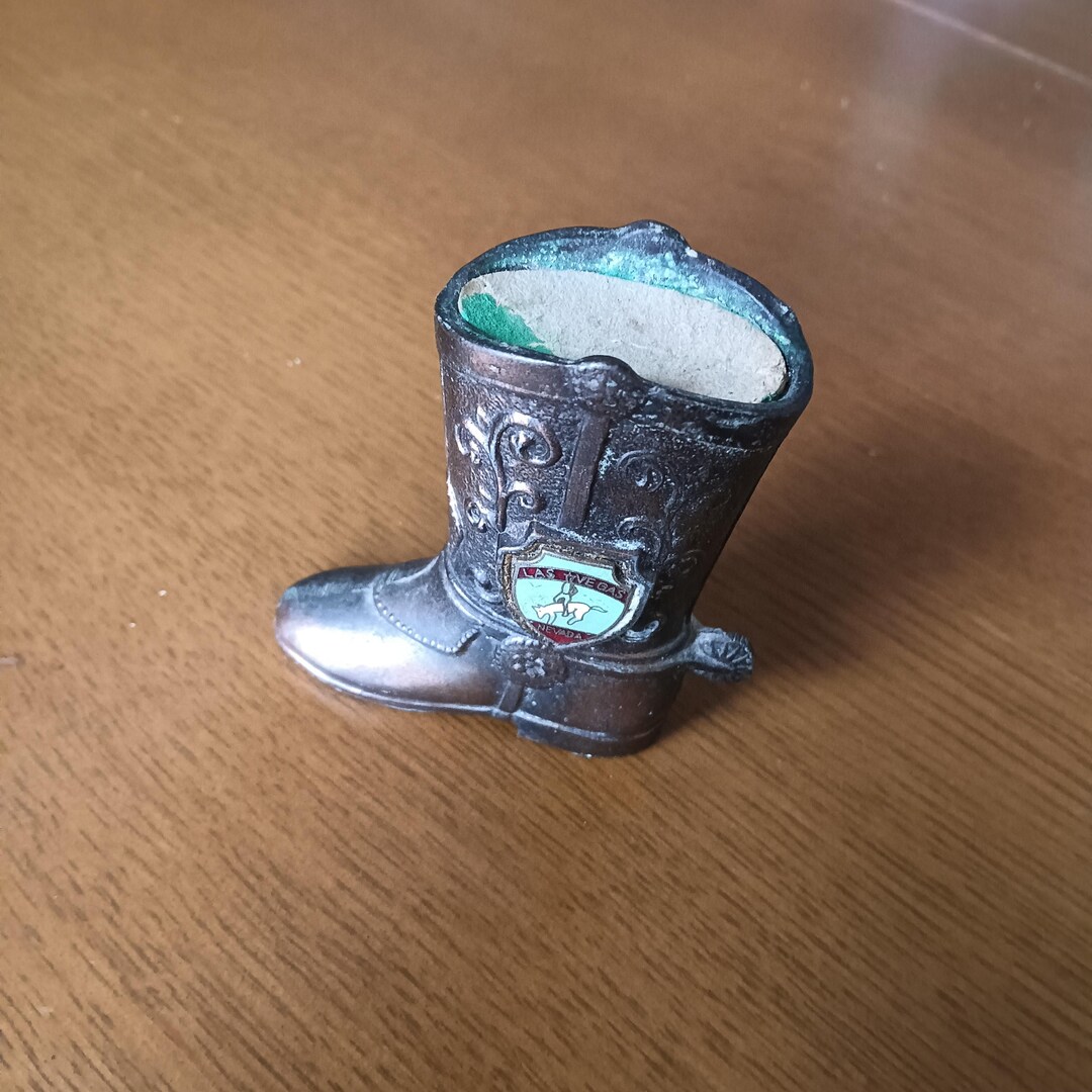 Vintage Copper/metal Cowboy Boot, Mini Boots, Collectible Boots ...