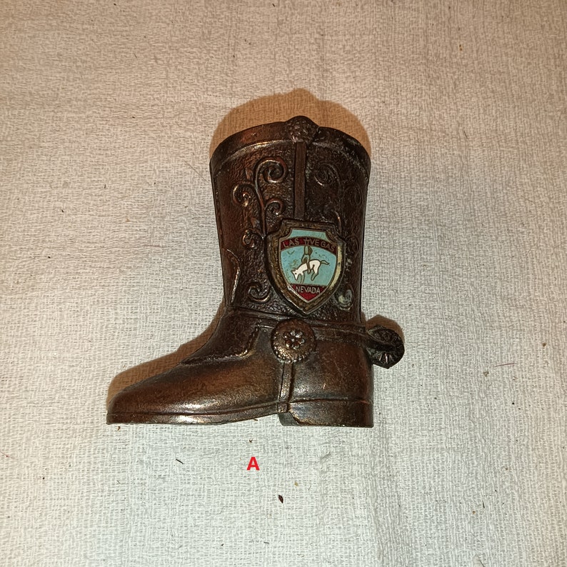 3 Vintage Copper/metal Cowboy Boot Mini Boots Collectible - Etsy