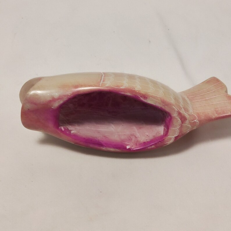 Hand Carved Soap Stone Fish Stone Art Stone Decoration Fish - Etsy