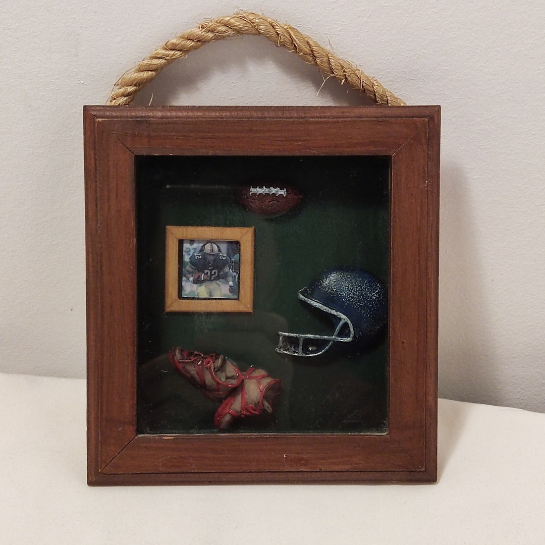 Vintage Rugby Shadow Box: Sports Memorabilia Wall Decor - Etsy