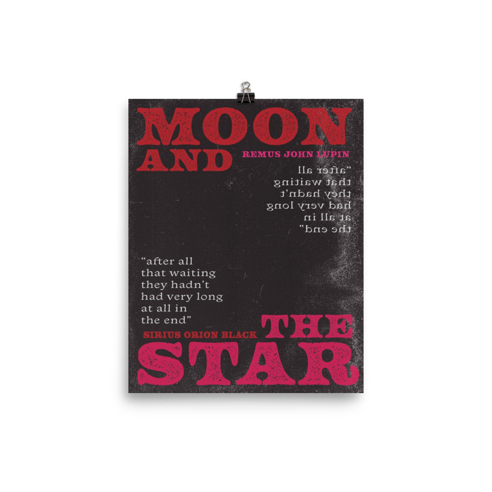 Moon and the Star Marauders Poster - Etsy