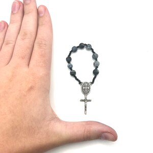 Black and Gray Saint Benedict Devil Chaser Chaplet - Etsy
