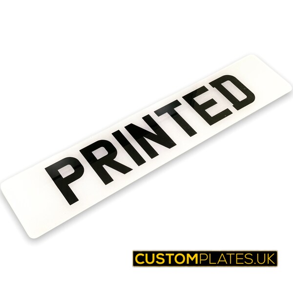 Car Show Number Plate - Etsy