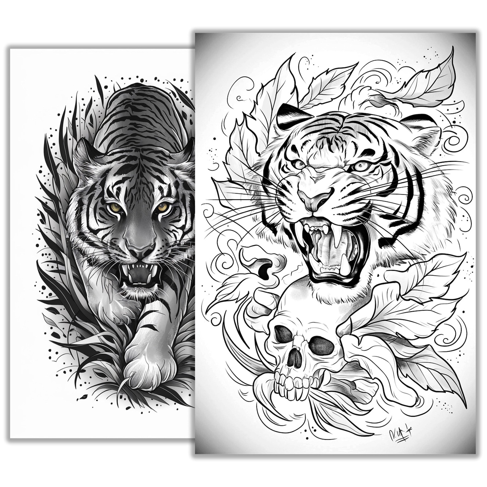 Tiger Tattoo Collection - Unique & Intricate Designs for Your Next Ink ...