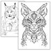Lynx Coloring Pages | Printable Wildcat Art for Kids & Adults - Etsy