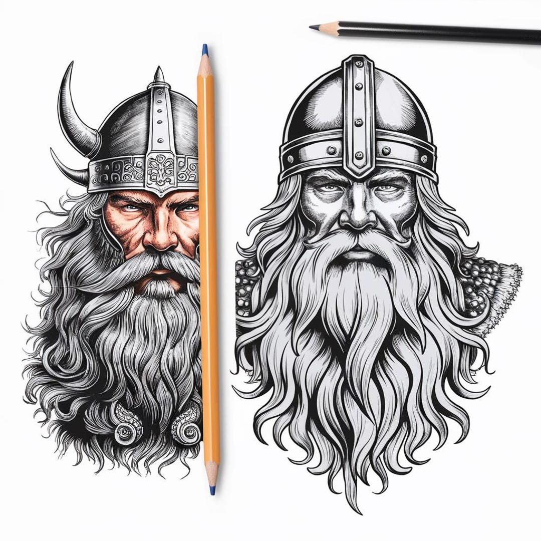 Vikings Coloring Page – Bold and Epic Printable Art for History ...