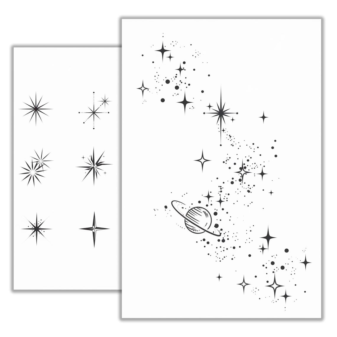 Star Tattoo Sketch – Custom Celestial Design - Etsy