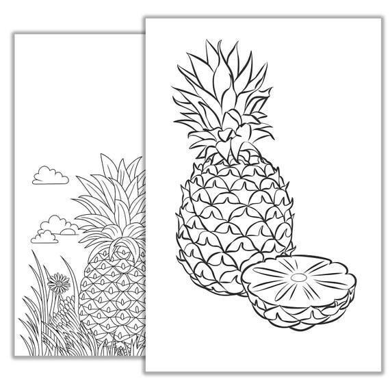 Coloriages D'ananas