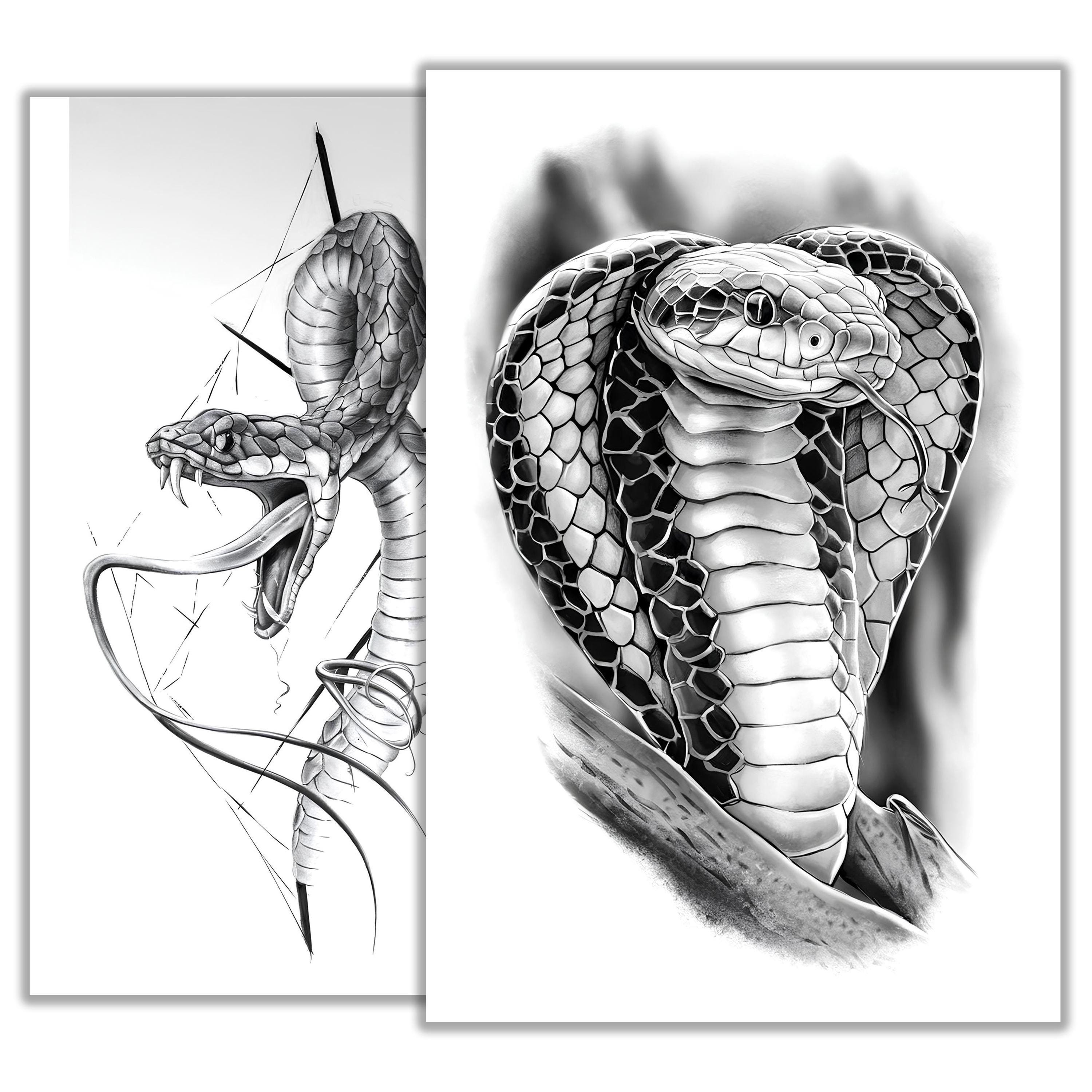 Snake Tattoo Drawing