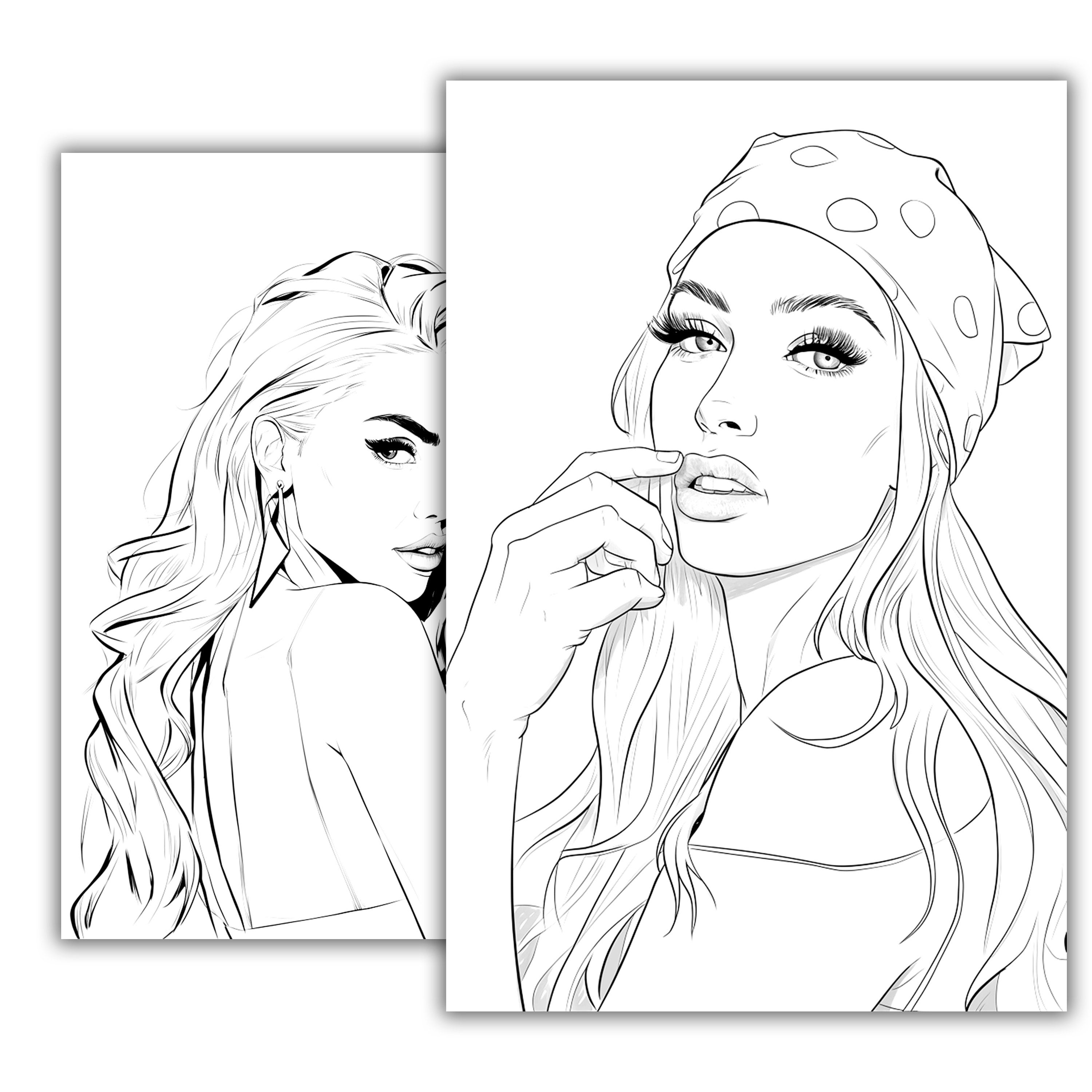 Cute Girls Coloring Page | Printable Coloring Sheets for Kids and ...