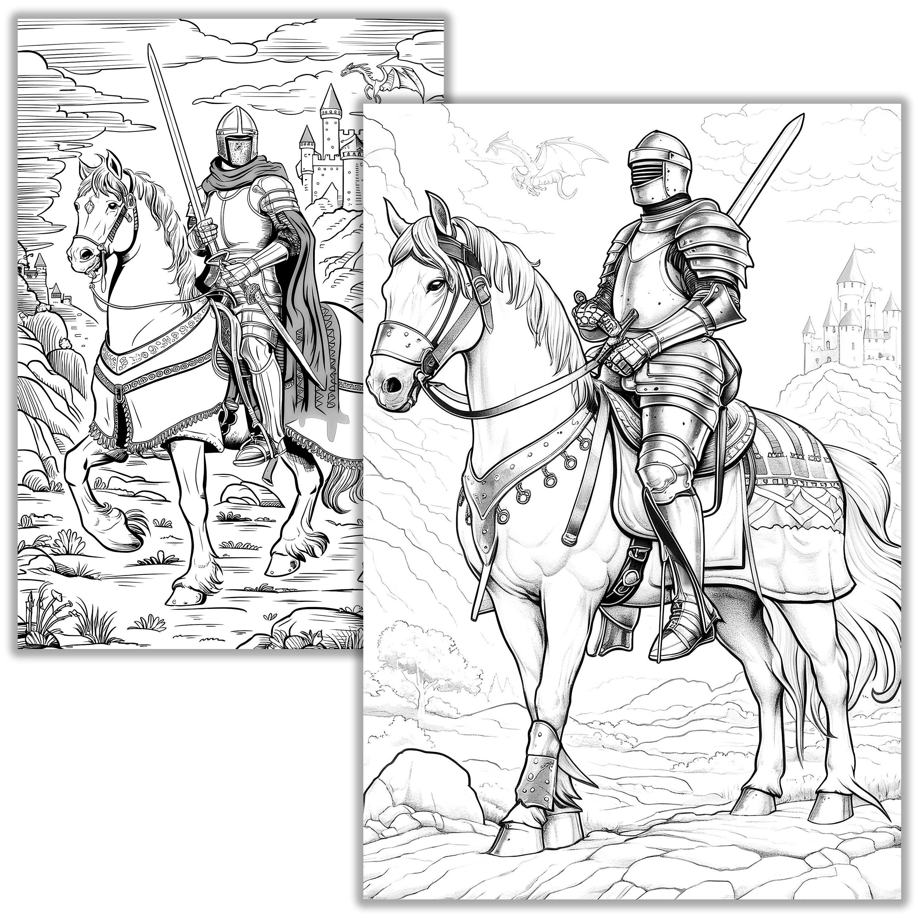 Printable Medieval Coloring Pages [2025]