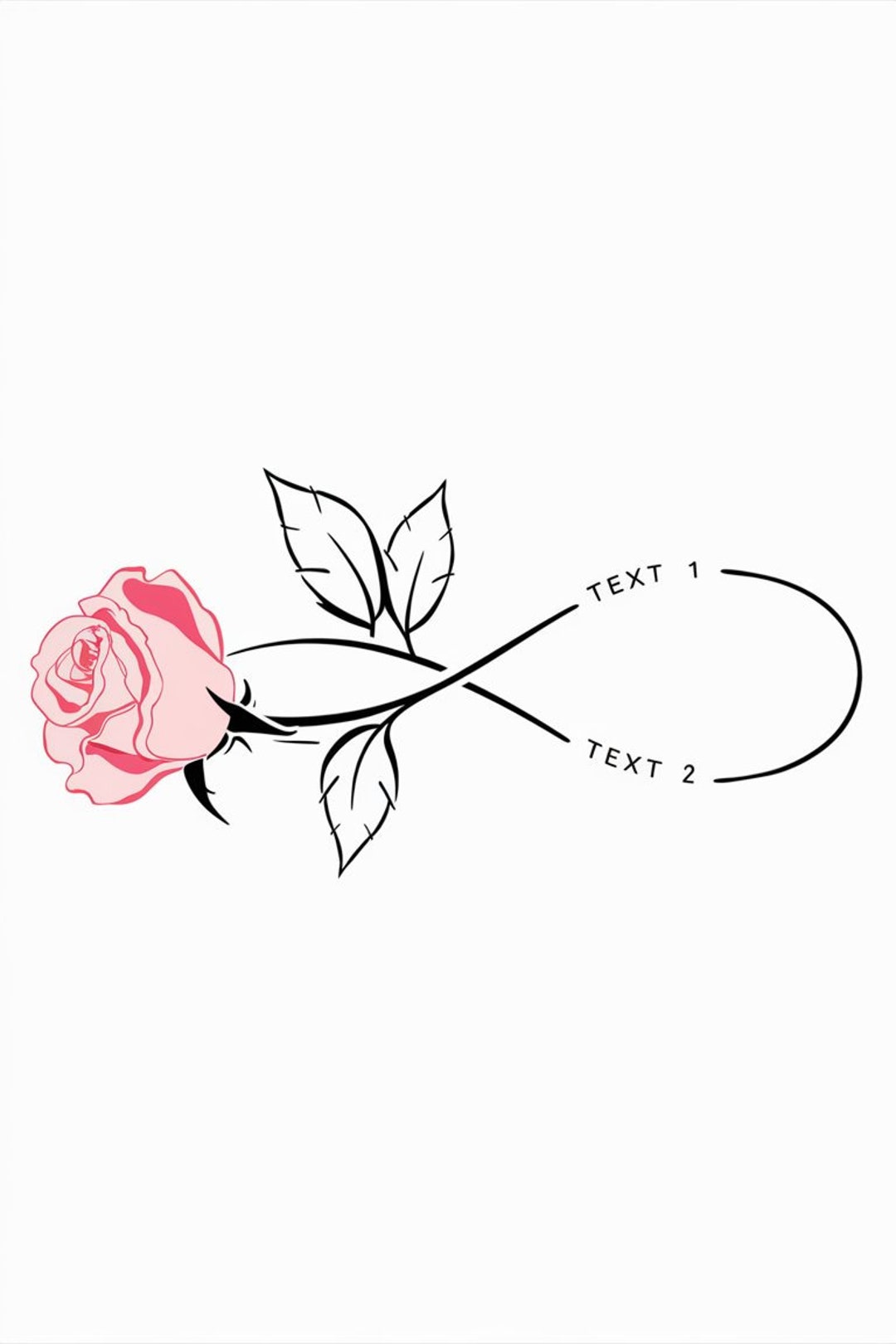 Elegant Infinity Sign Tattoo Sketches Unique Ink Designs - Etsy