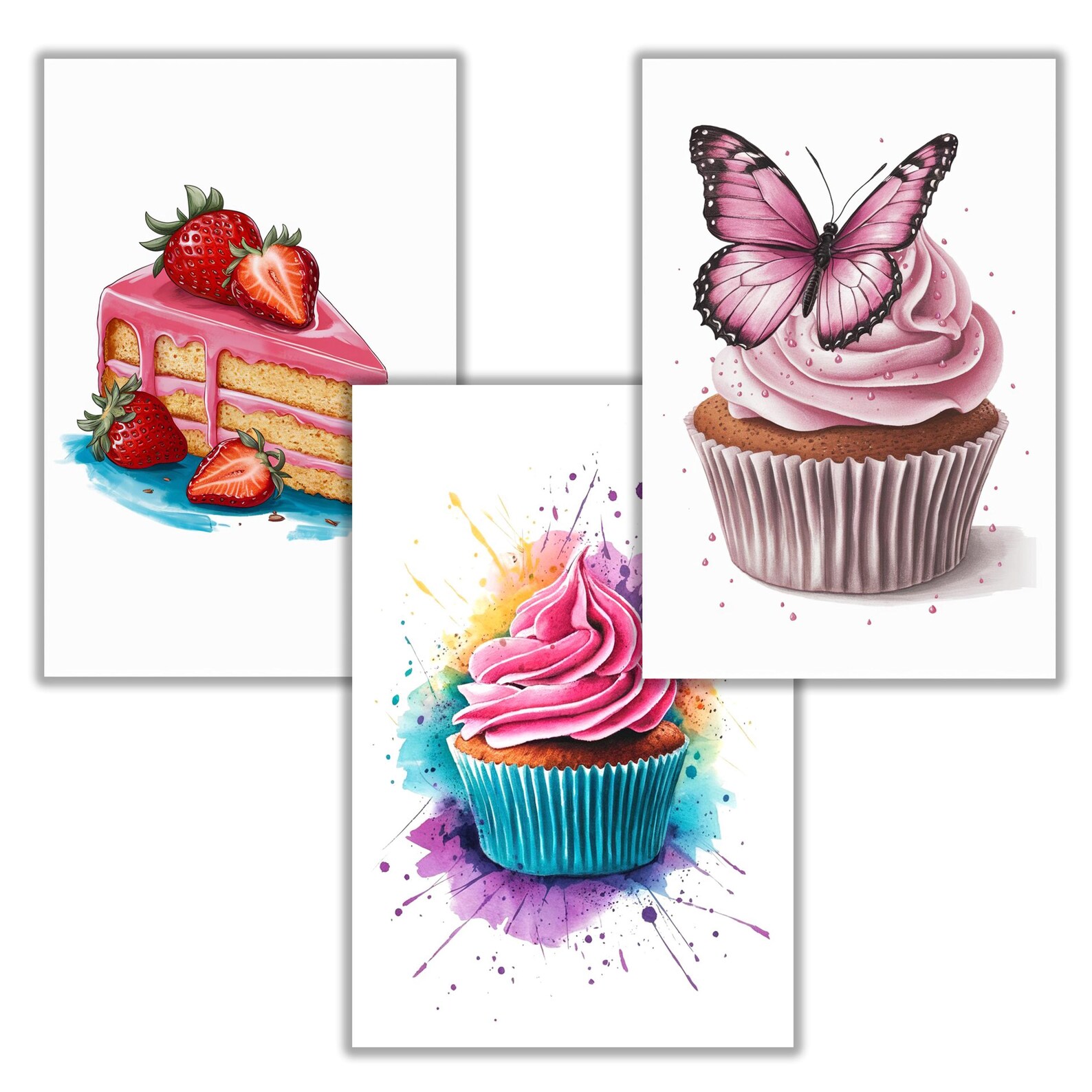 Sweet Treats Tattoo Sketch - Candy and Desserts Tattoo Design - Etsy