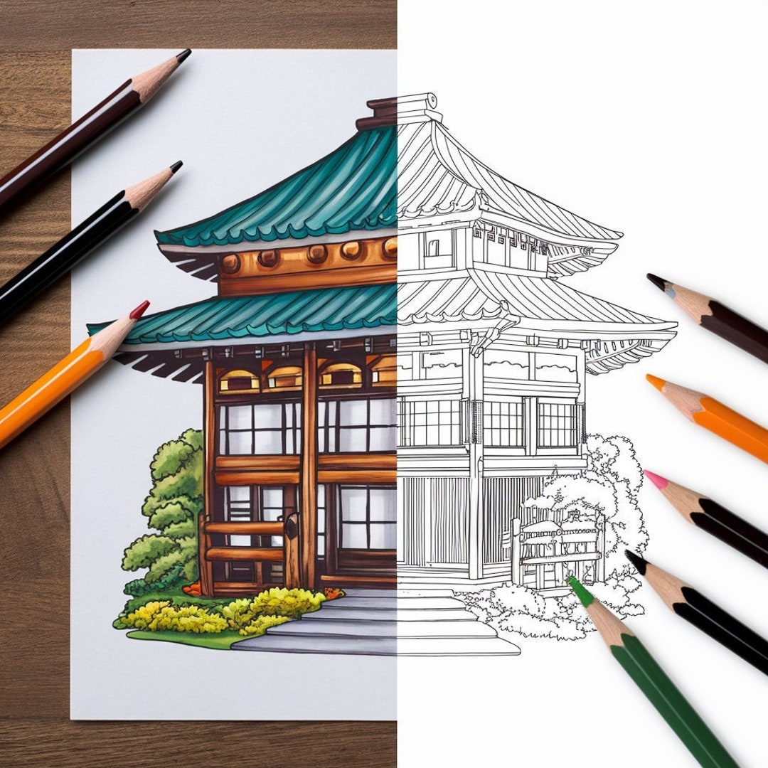 Japan Coloring Pages. Coloring Pages for Adults. Coloring Pages for ...