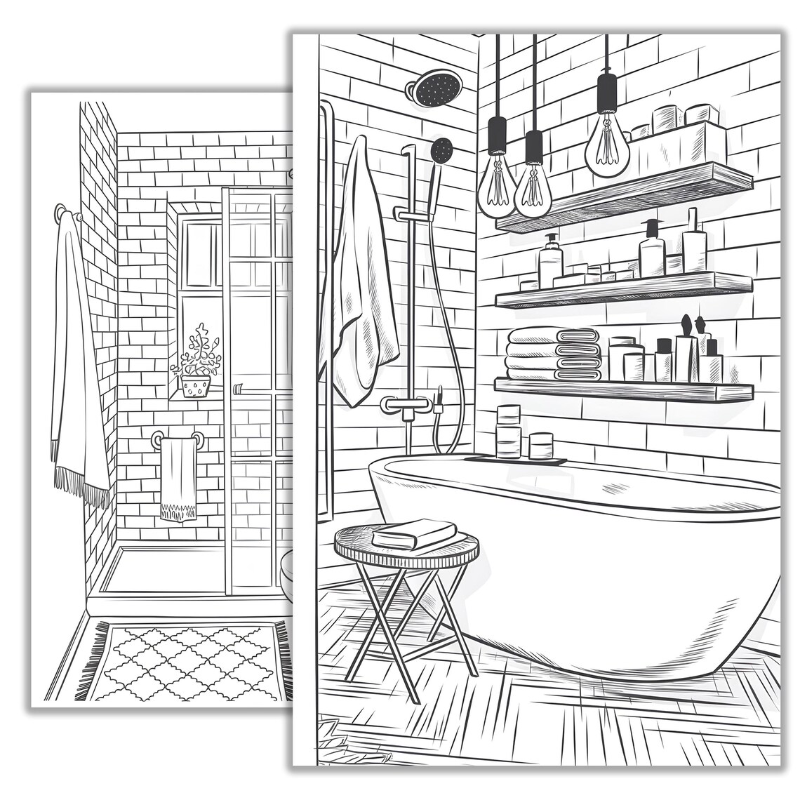 Printable Bathroom Coloring Pages - Fun & Quirky Designs for All Ages ...