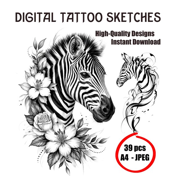 Zebra tattoos - Bronctattooaus.com