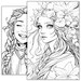 Girls Coloring Book Collection – Printable Cute Girl Coloring Pages for ...