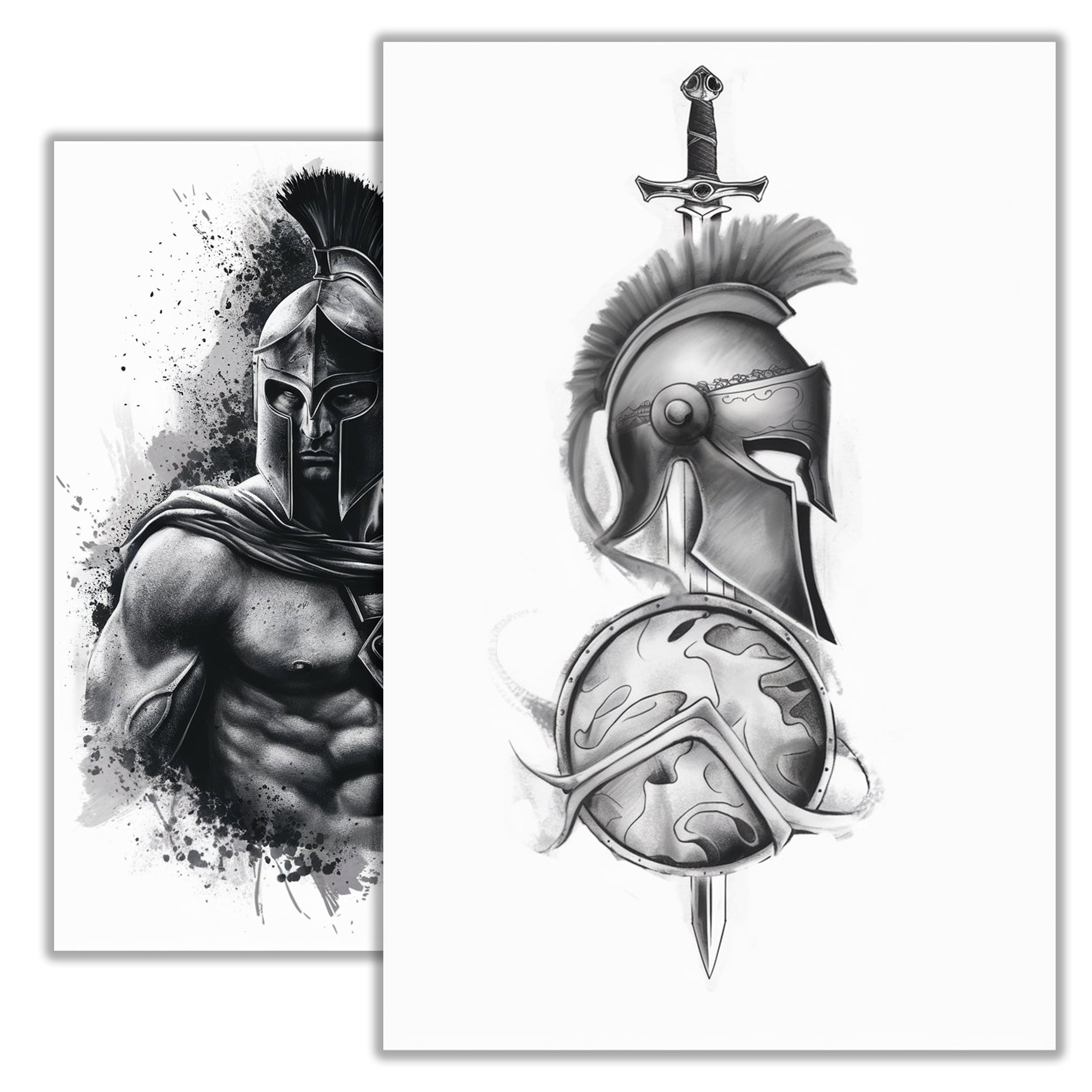 Spartan Tattoo Sketches Bold and Powerful Designs for Ink Inspiration ...
