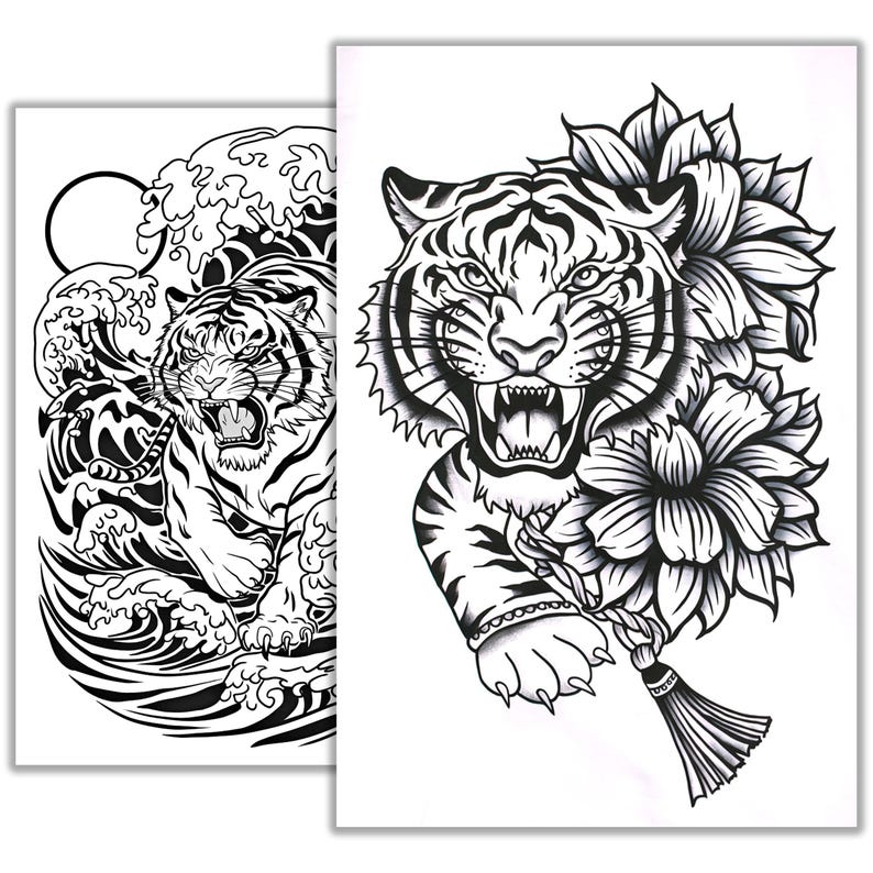 Tiger Tattoo Collection - Unique & Intricate Designs for Your Next Ink ...