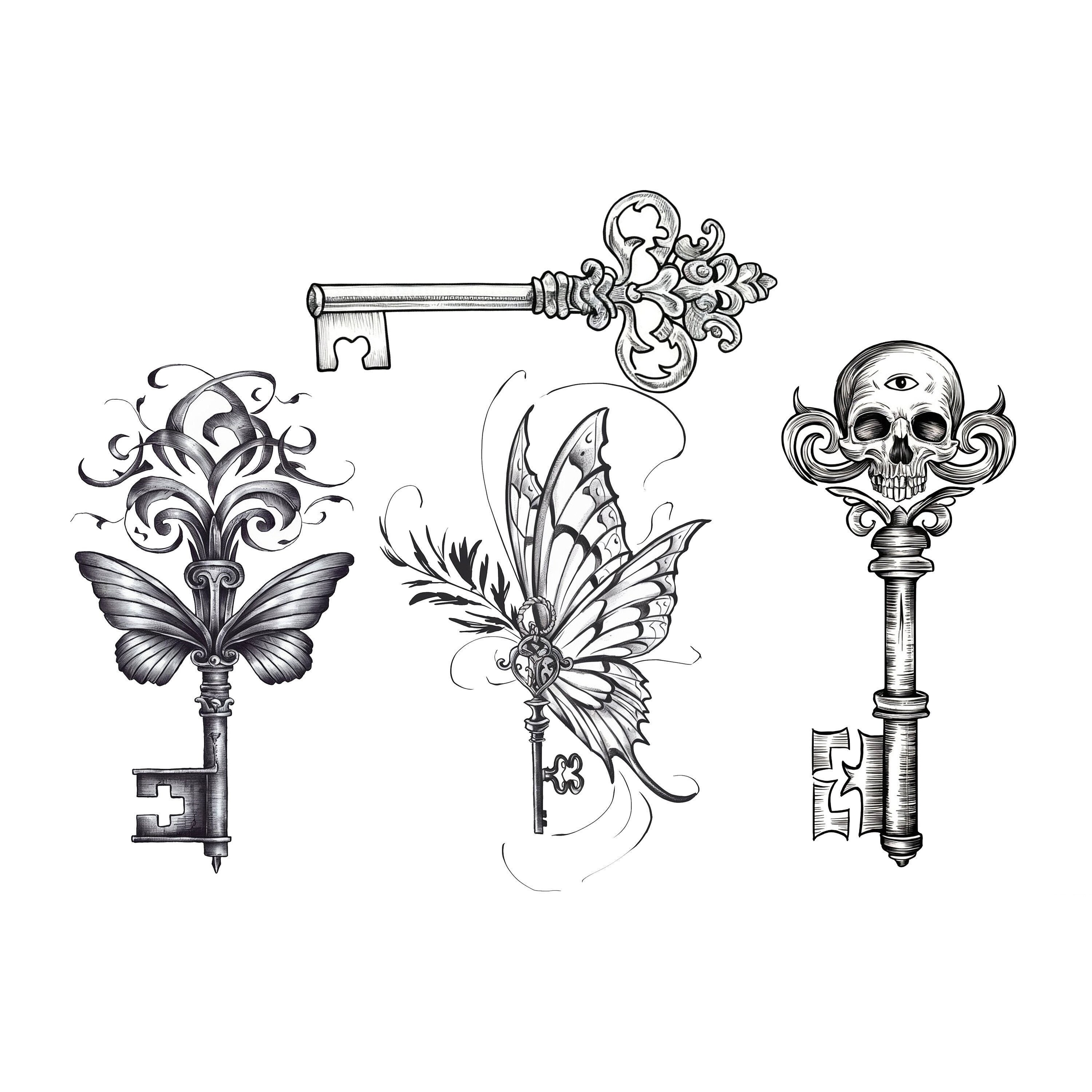 Key Tattoos Designs