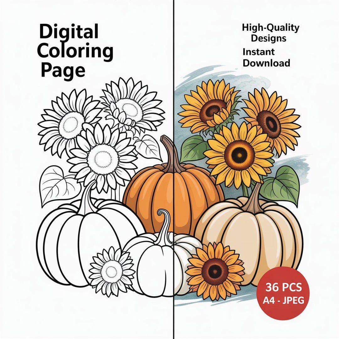 Pumpkin Coloring Pages – Printable Fall Halloween Coloring Sheets for ...