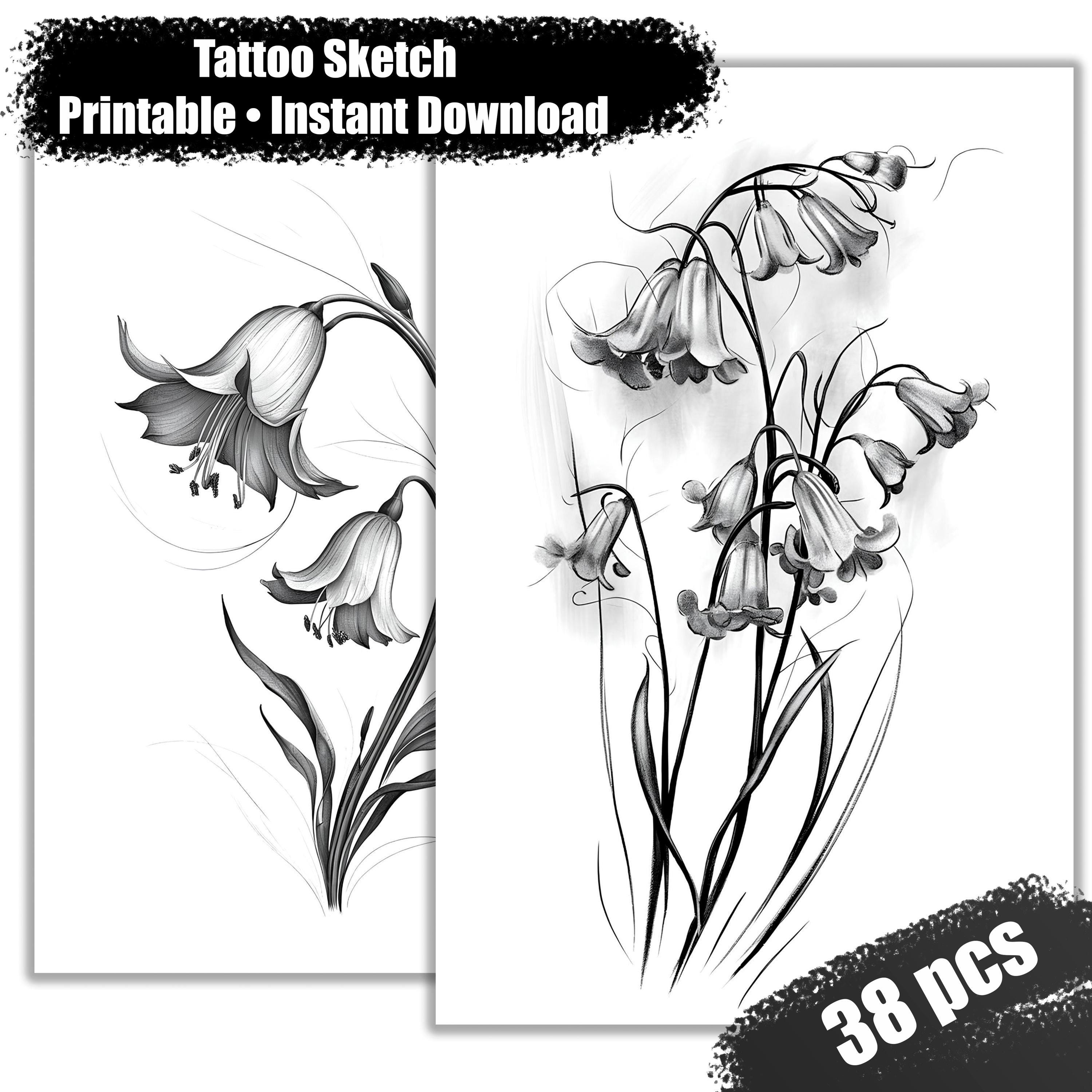 Scottish Bluebell Tattoos